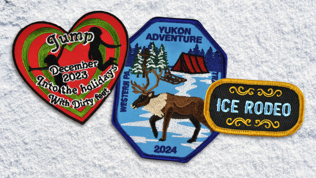 Winter-Inspired Custom Patches